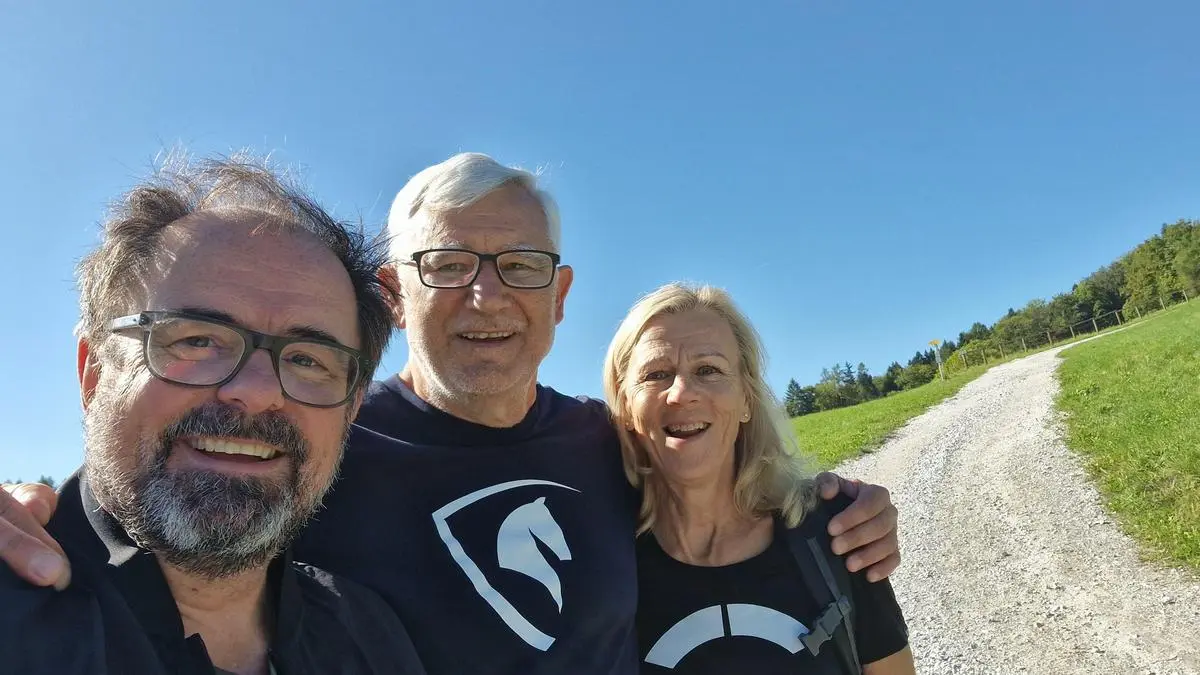 Spaziergang mit Alfred Gert zur „Mutterkirche“ in Piber